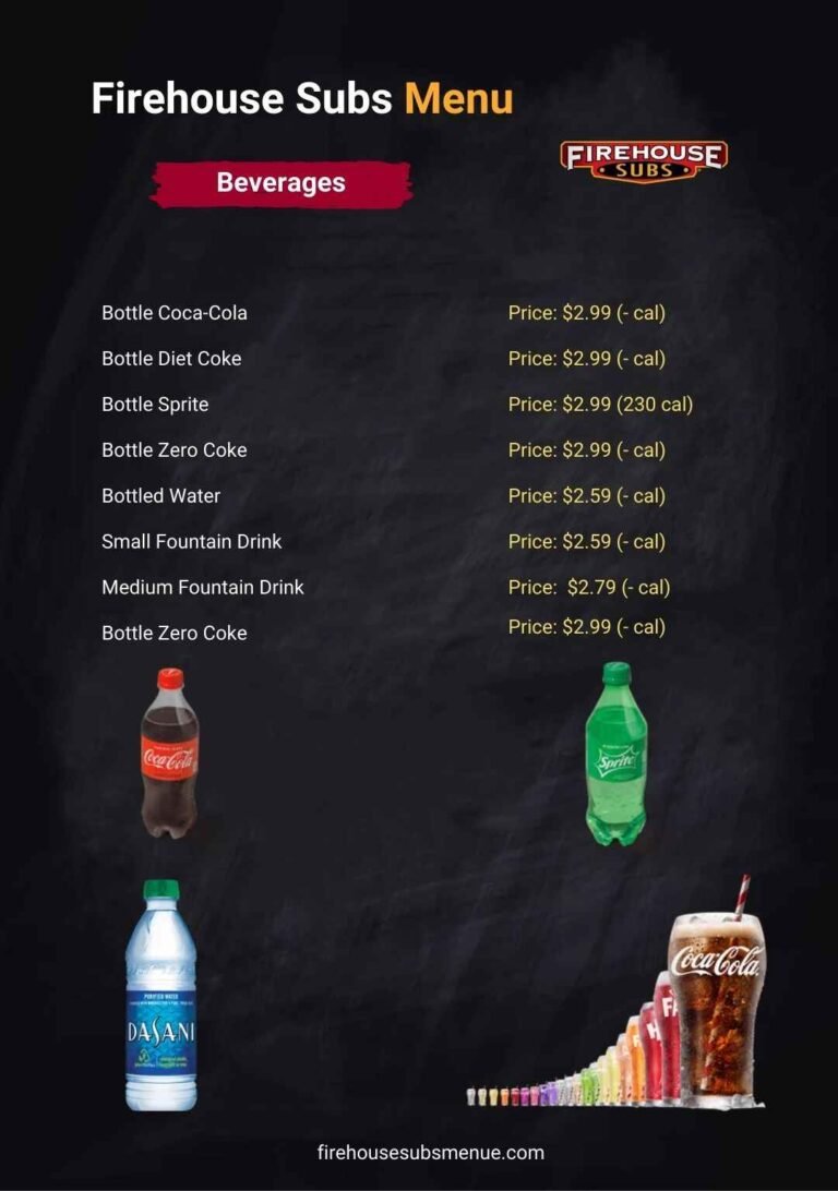 Firehouse Subs Menu with Prices and Pictures | Updated 2025
